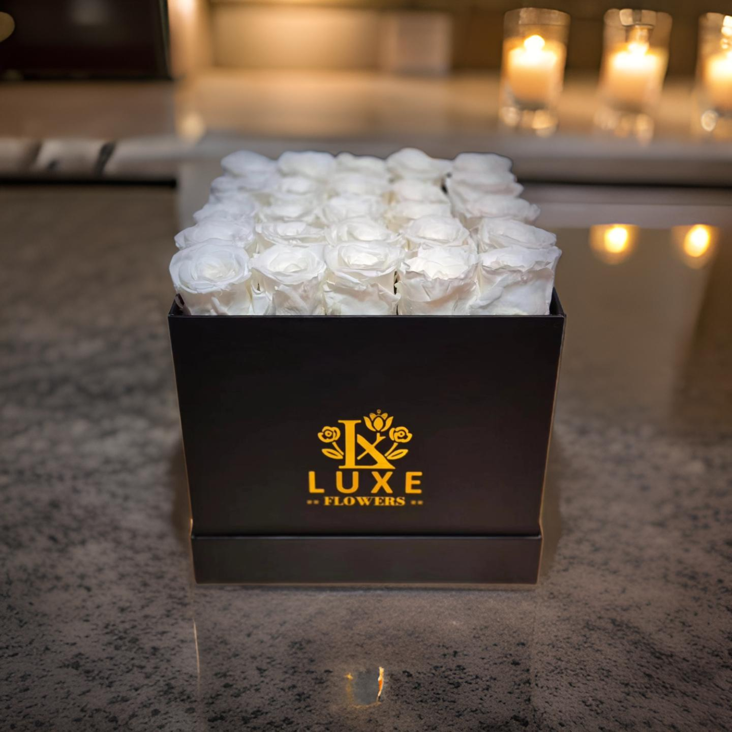 Preserved Rose - Square Boxes - Flowers Last Three Years – Luxe Flowers